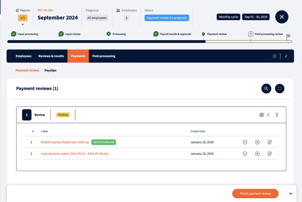 Payments review - Hr Blizz